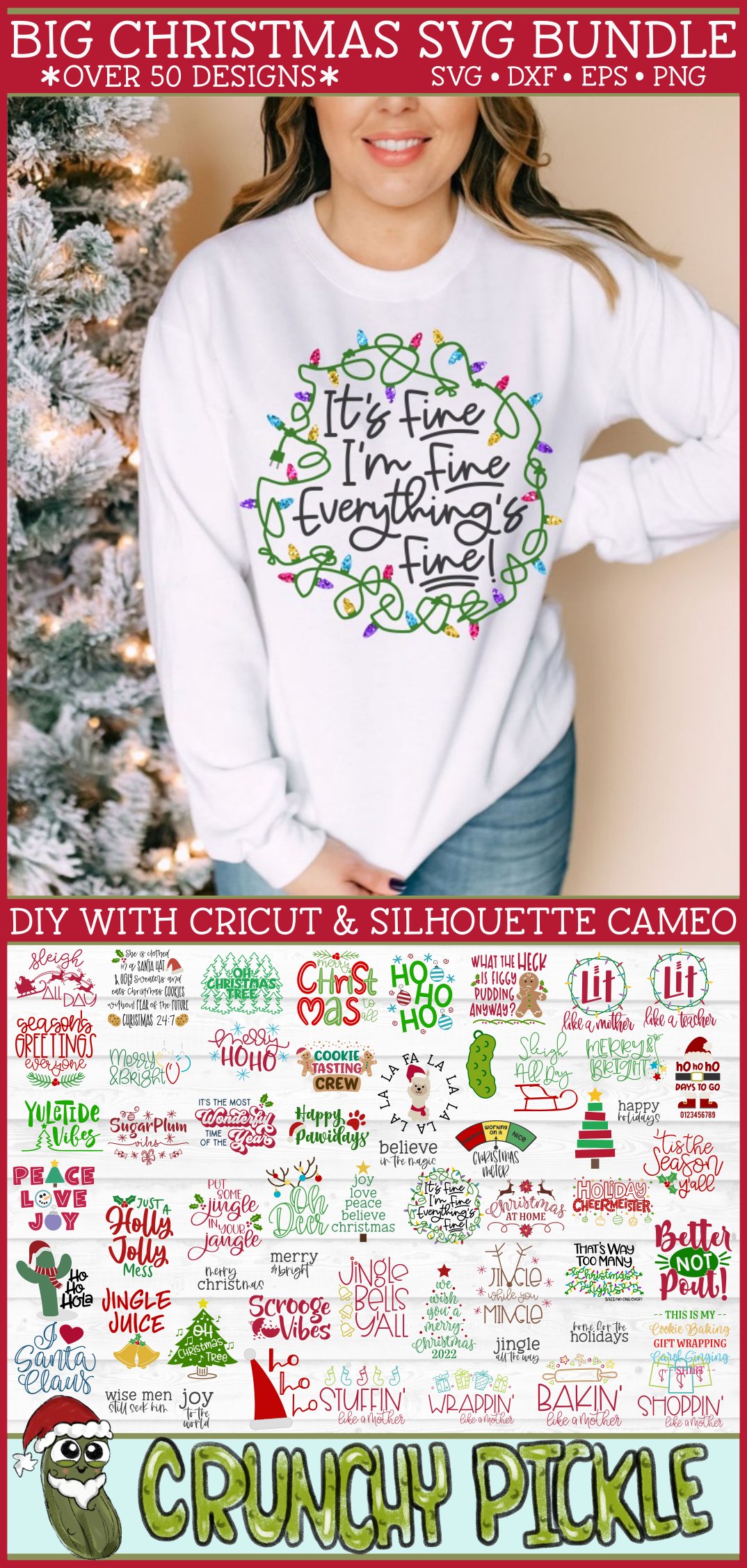 Big Christmas SVG Bundle Vol 1