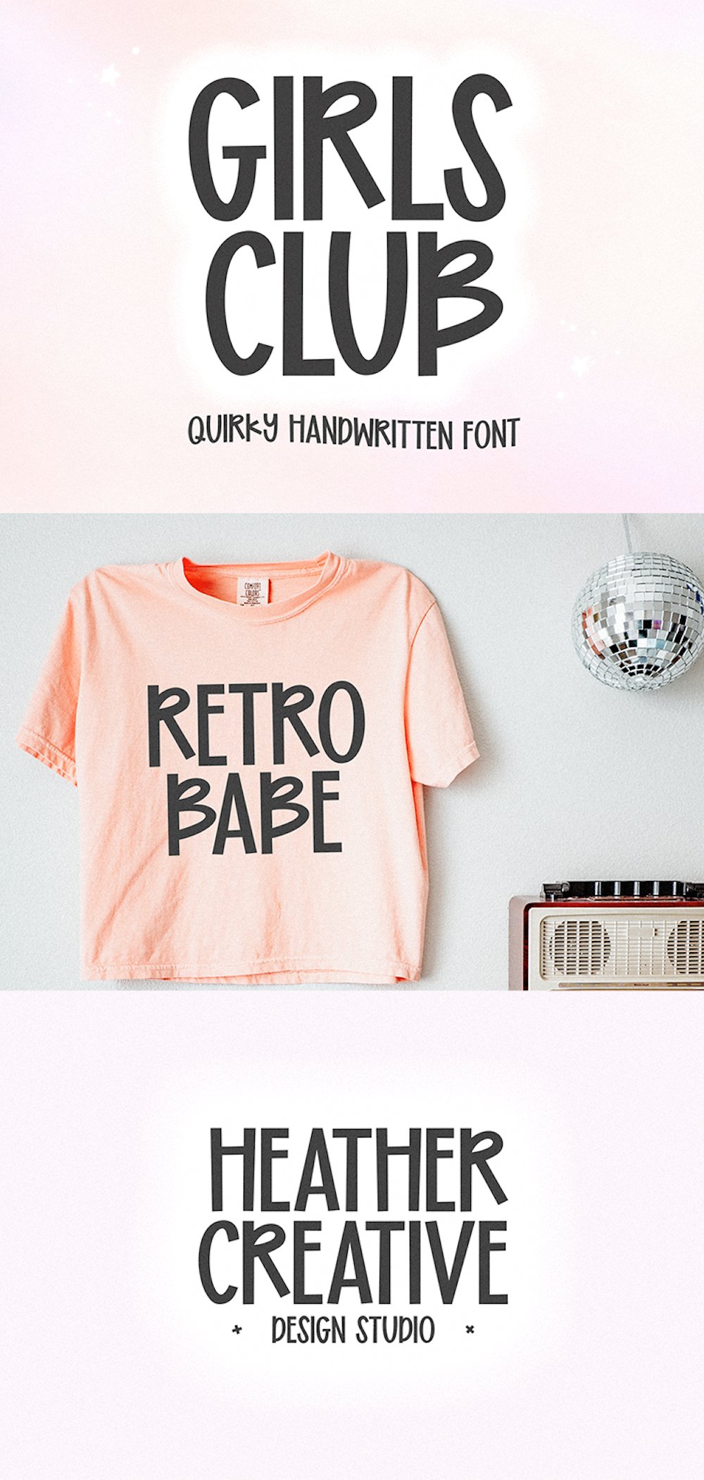 Girls Club - Fun Handwritten Font