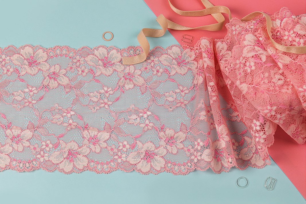 Photo of Delicate Pink color lace Ribbon (1278019)