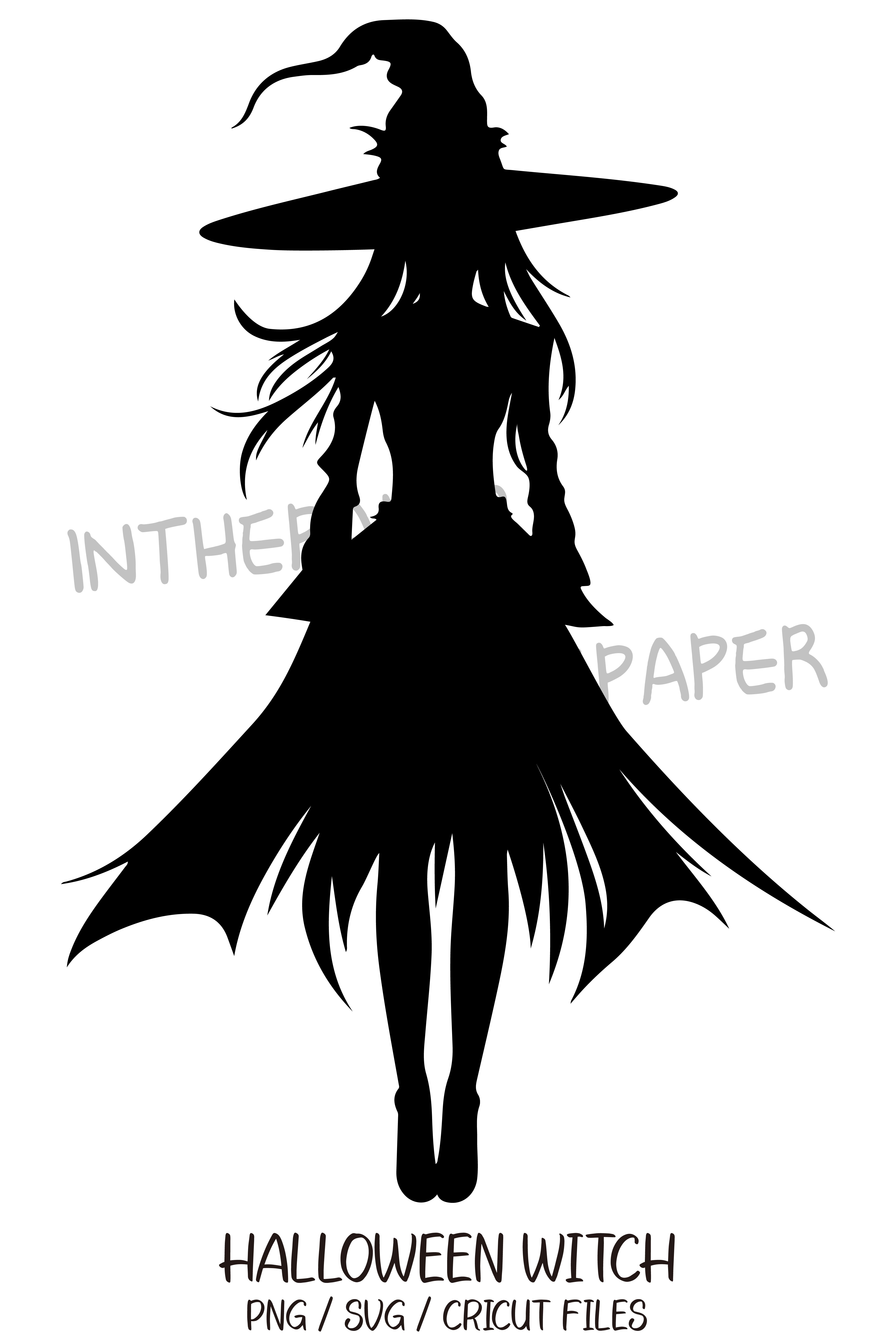 Halloween Witch Face SVG, PNG (2663170)
