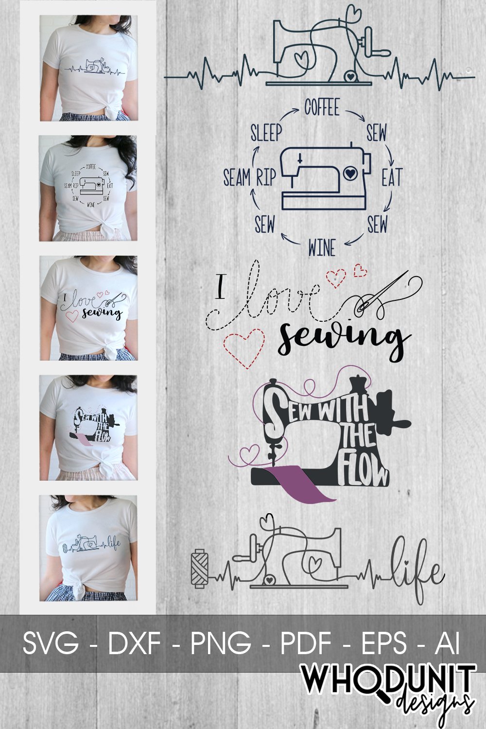 Sewing SVG Bundle | Sewing cut files