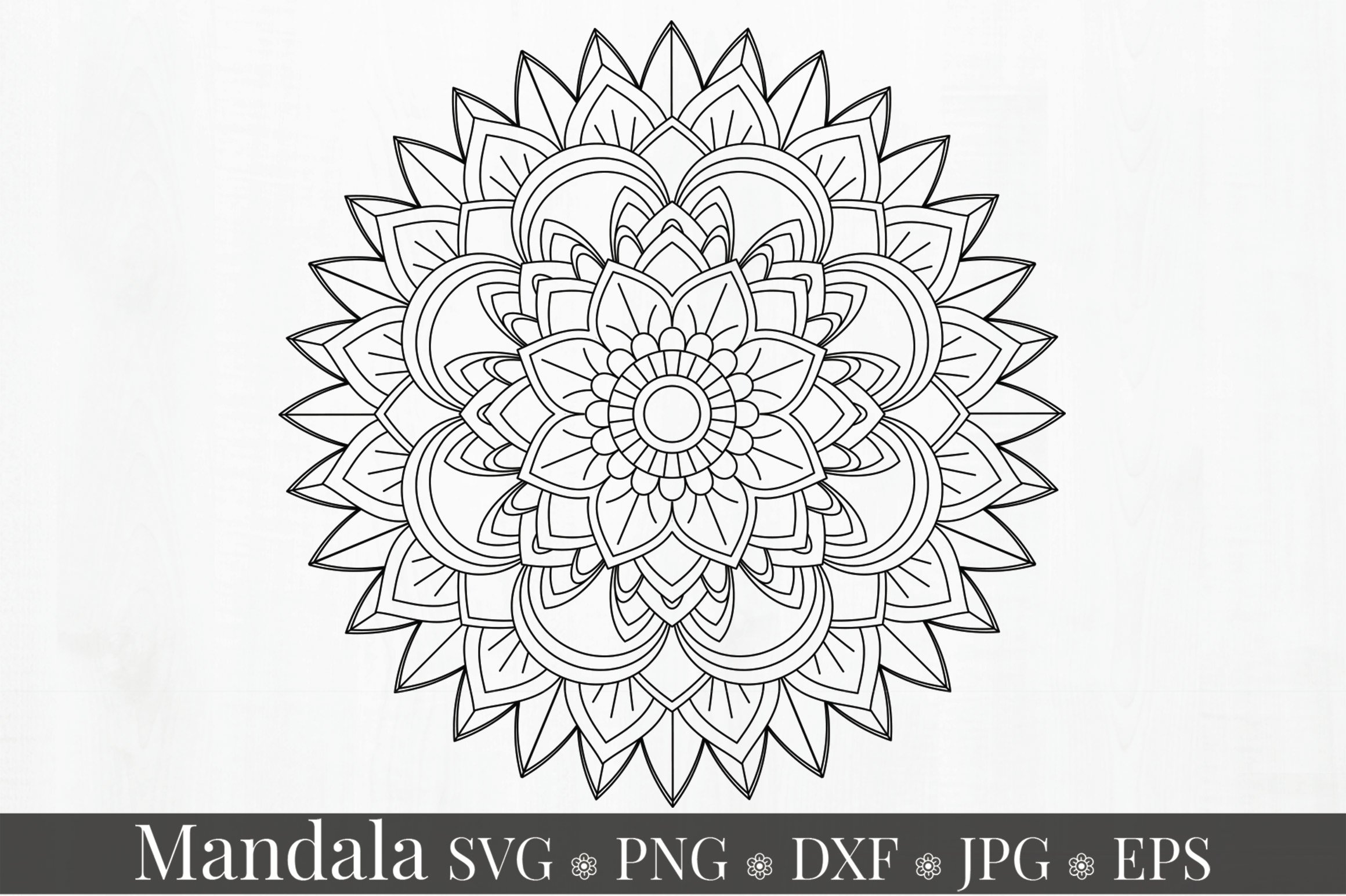Mandala Art SVG Ornament (931145)
