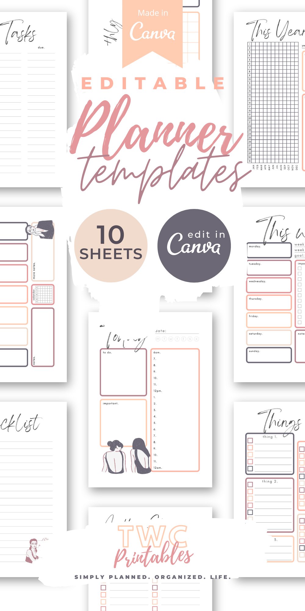 Canva Planner Templates