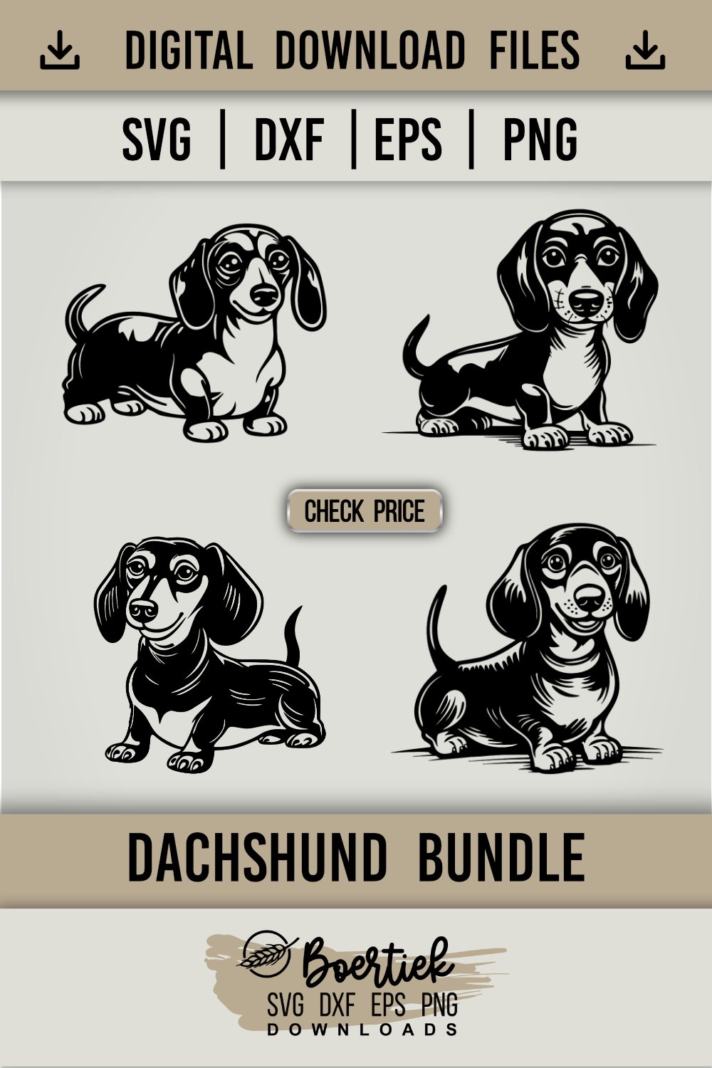 Dachshund bundle, SVG files