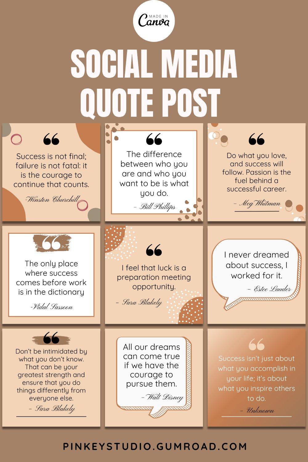 INSTAGRAM QUOTE TEMPLATES