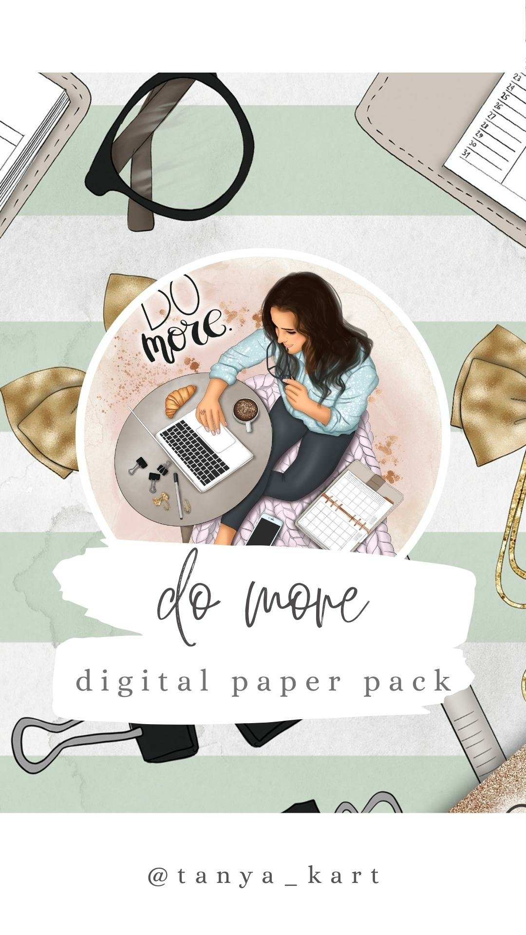 Do More Clipart & Seamless Patterns