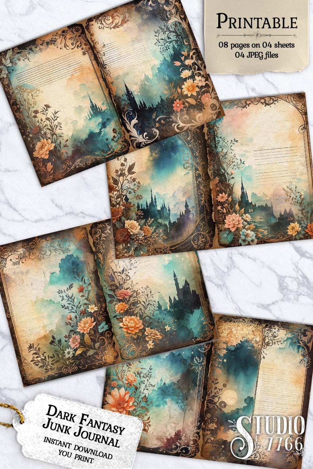 Dark Fantasy Junk Journal Pages (2900489)