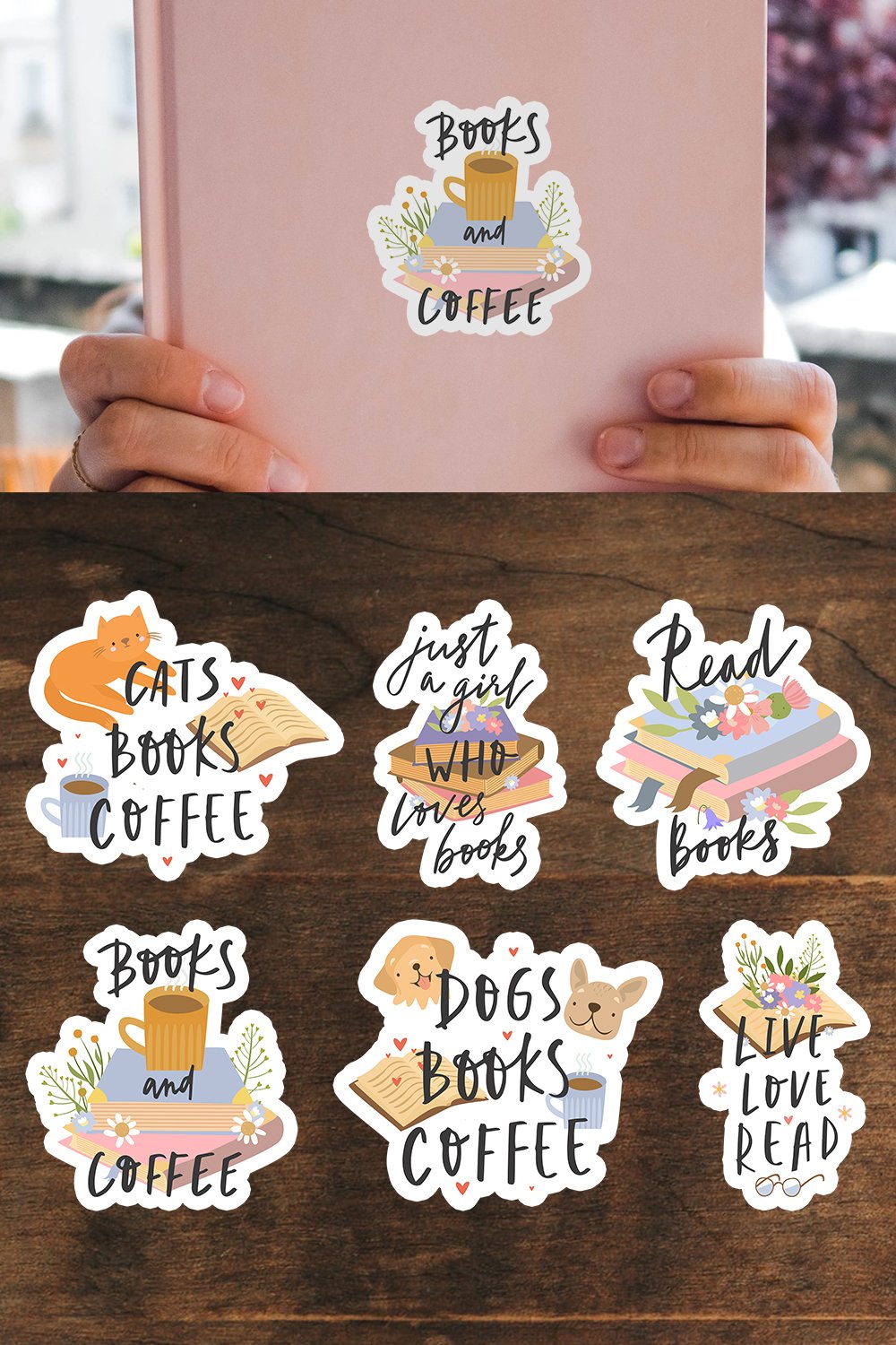 Book Lover Printable Sticker