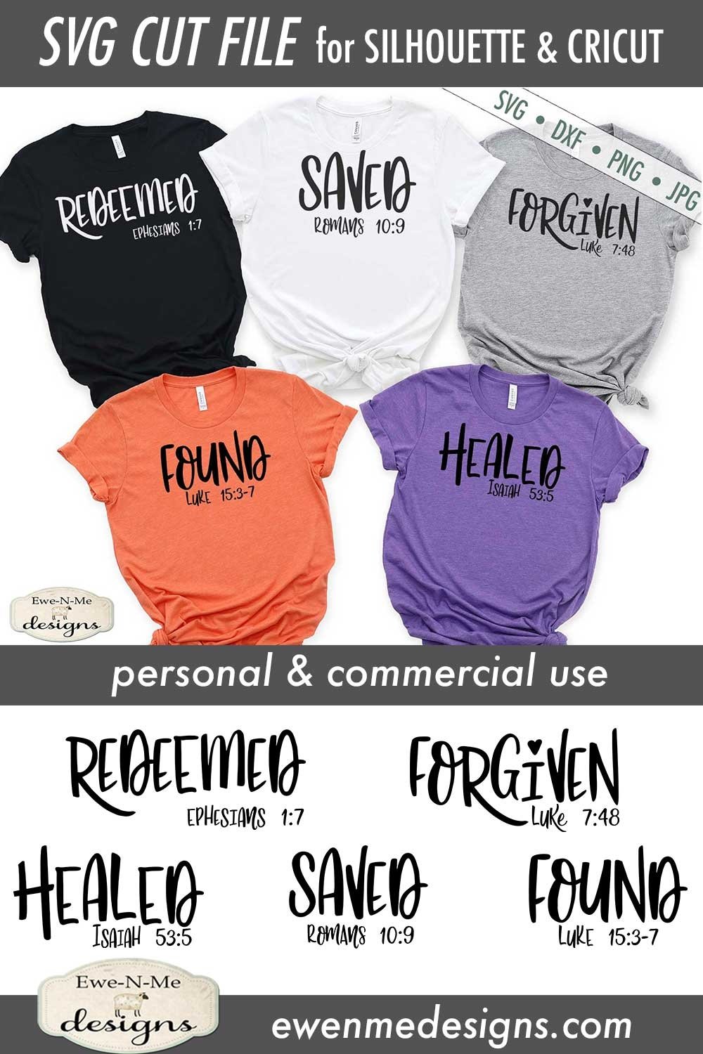 Redeemed | Saved | Forgiven | Found | Healed | (748201)