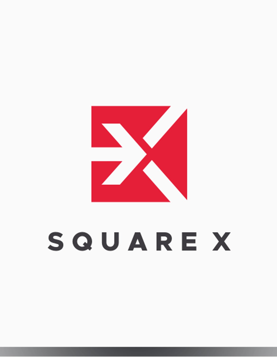 Square Letter X vector logo design template (3173344)