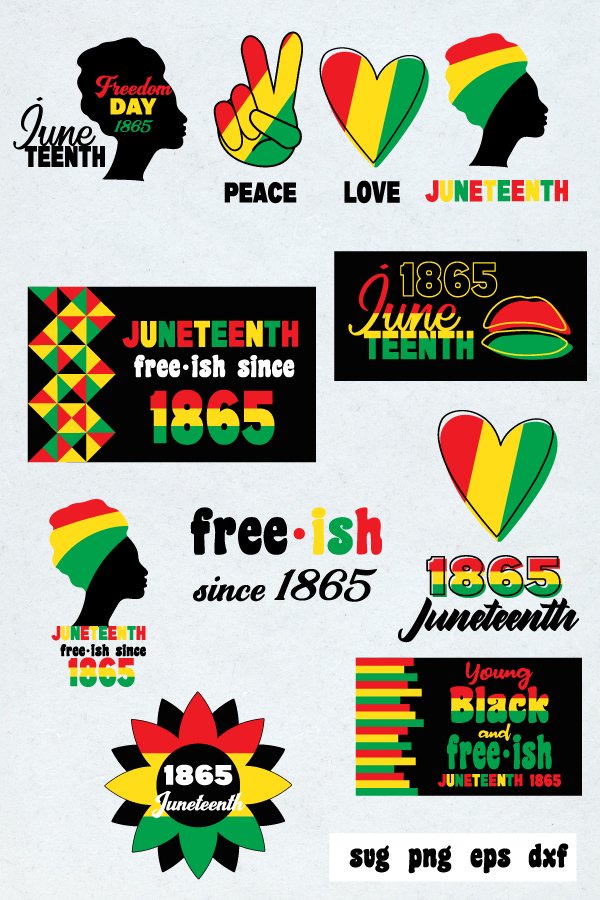 Juneteenth SVG Bundle, Juneteenth Sublimation, Black History