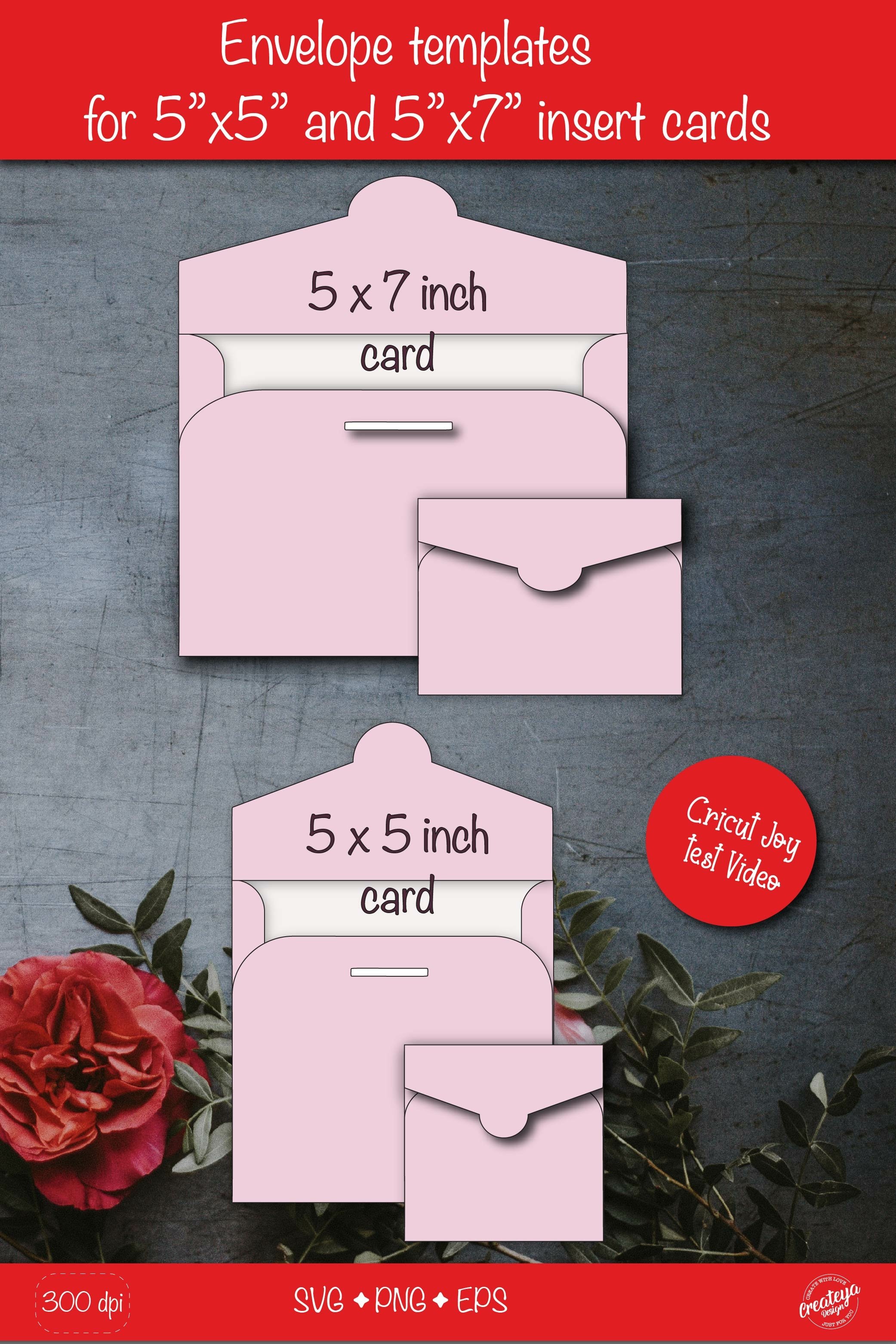 Envelope Template, Envelope svg, Printable envelope DIY