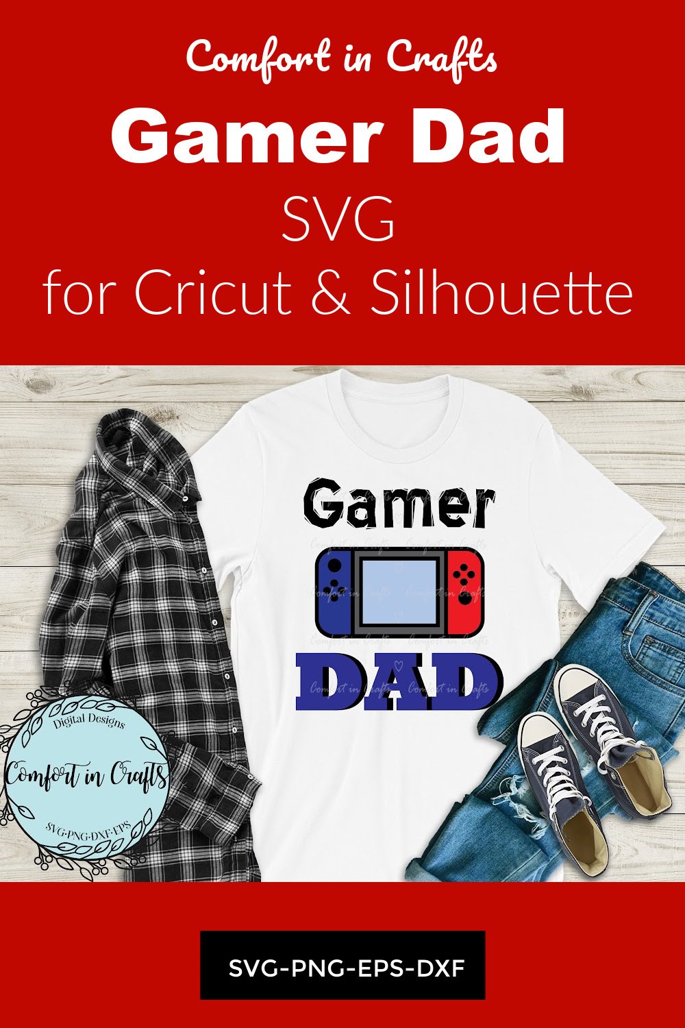 Gamer Dad SVG (1358357)