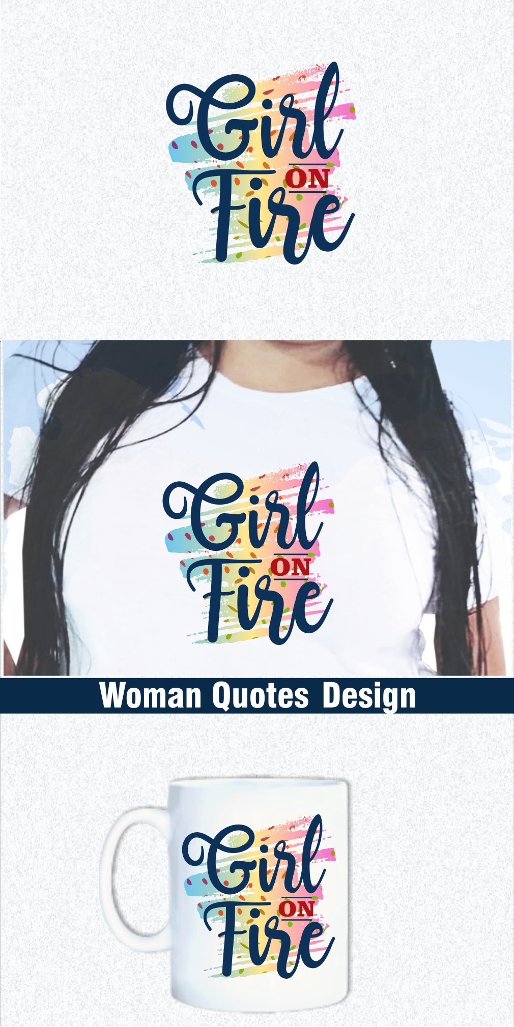 Girl on Fire Svg, Inspirational Quotes Svg, Keychain Svg