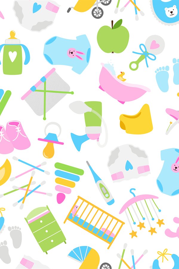 Baby items pattern