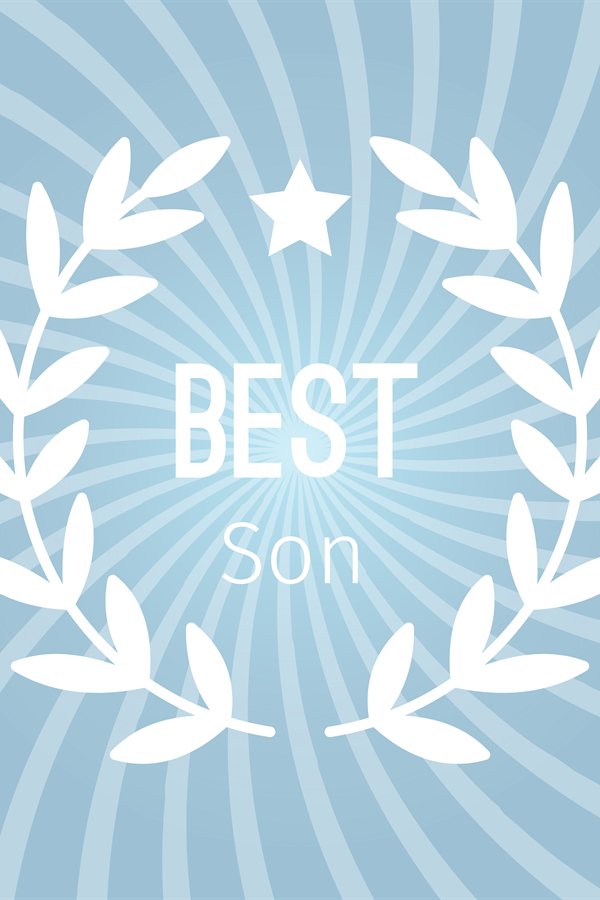 Wreath award best son background