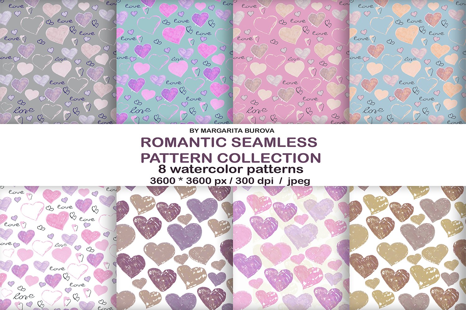 Valentine Day digital paper (1055147)