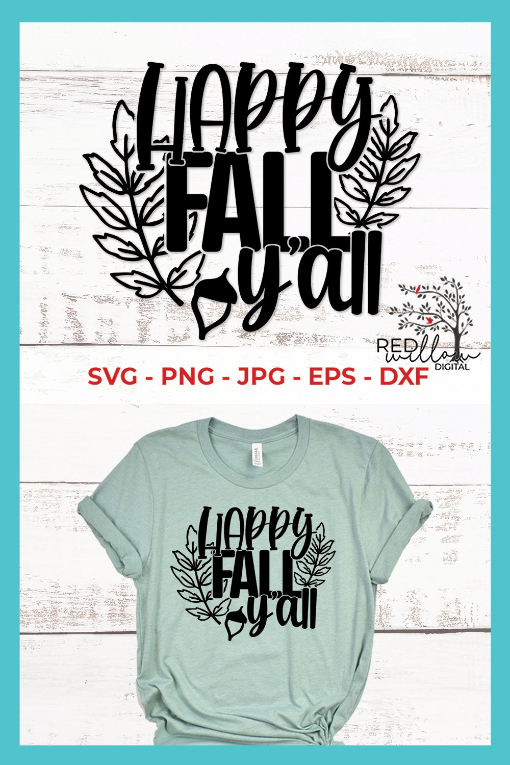 Fall SVG File - Happy Fall Y'all SVG