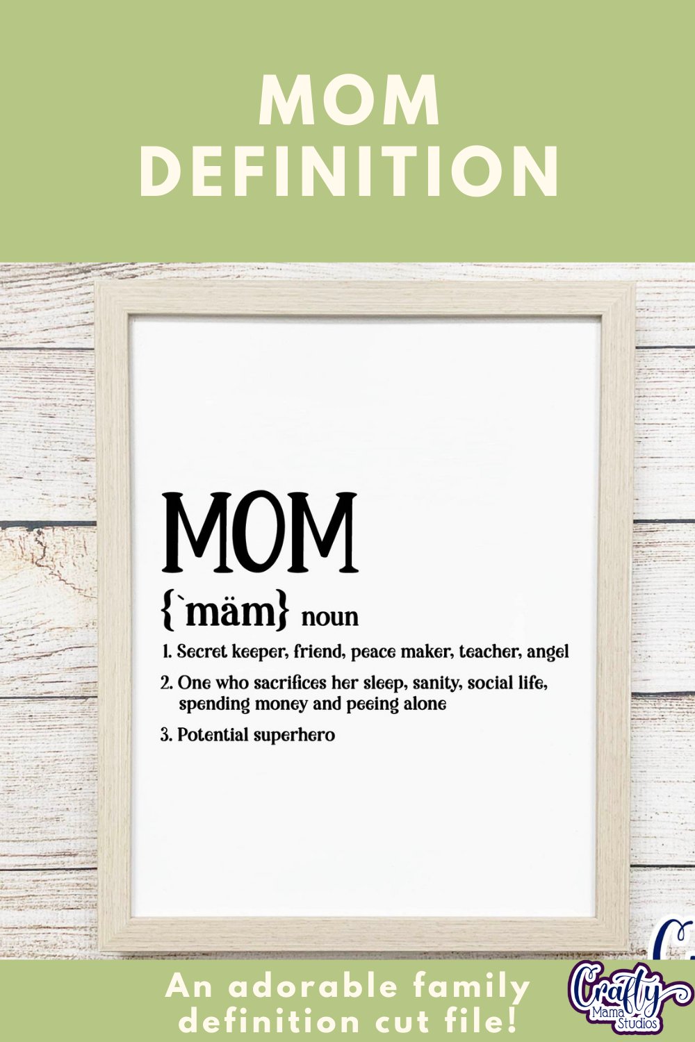 Mom Definition, Mother's Day Definition SVG, Funny Family (1107225 ...