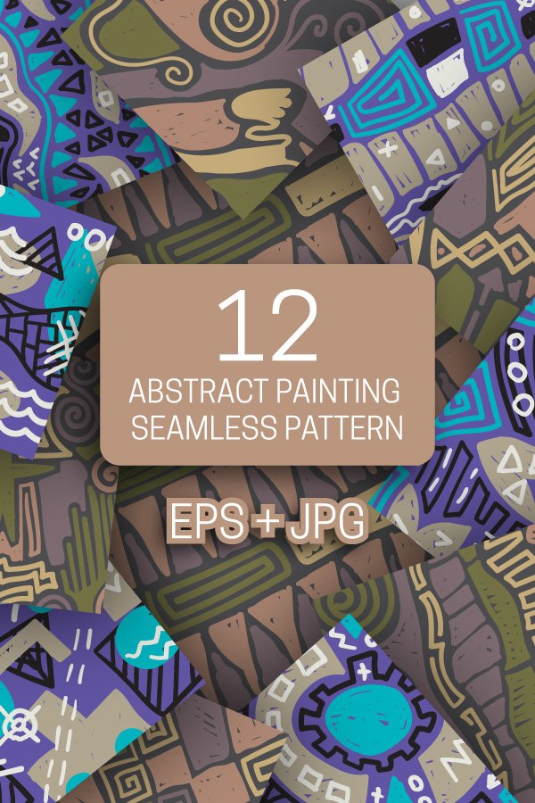 12 abstract painting patterns