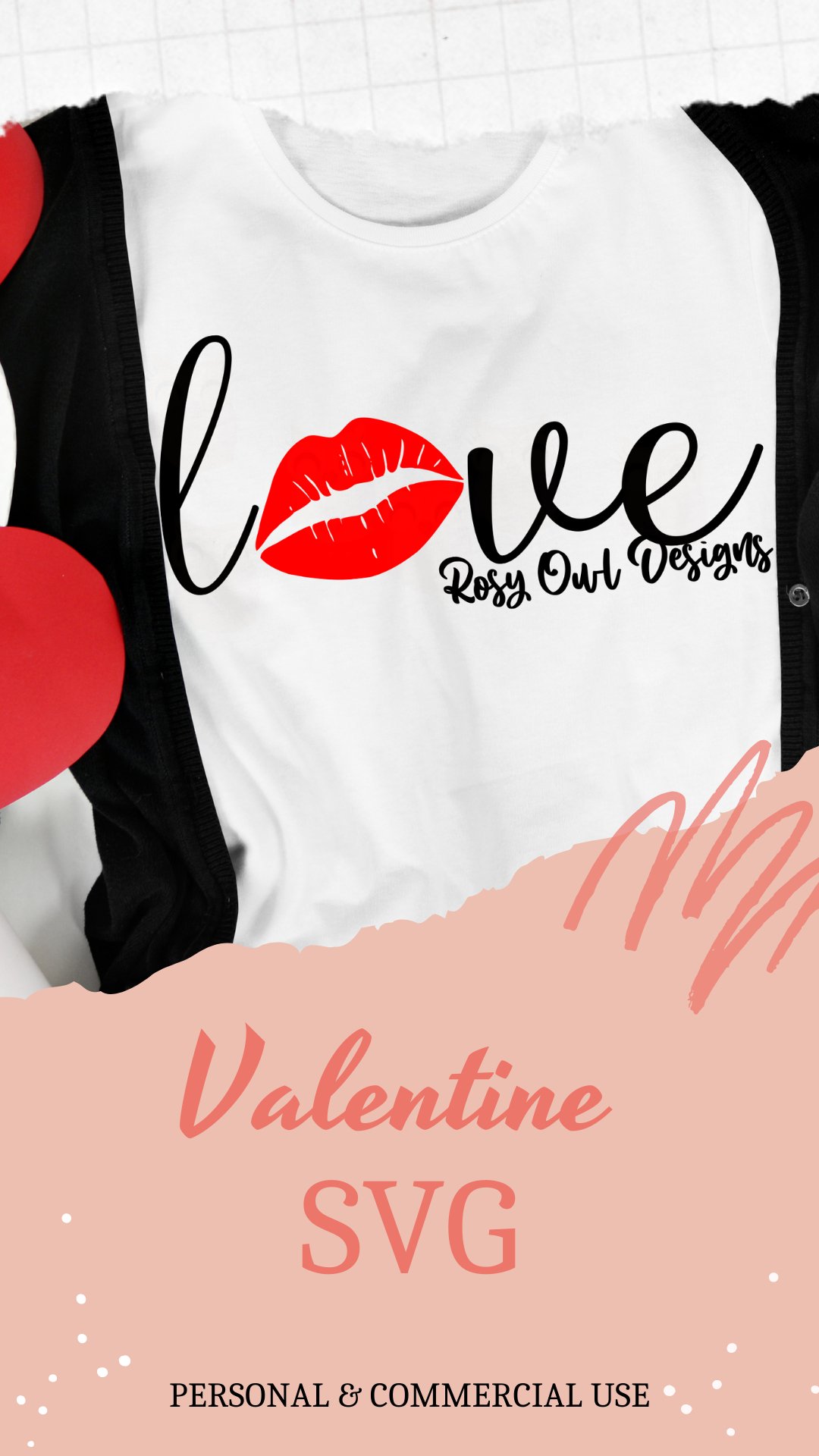 Love SVG | Valentine | Kissing Lips | Romance | Kiss