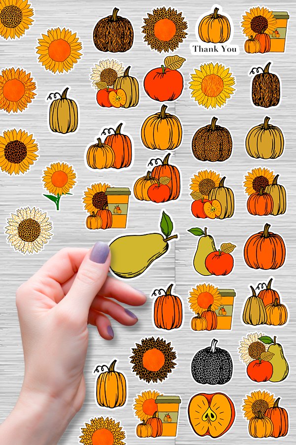 Autumn huge bundle stickers