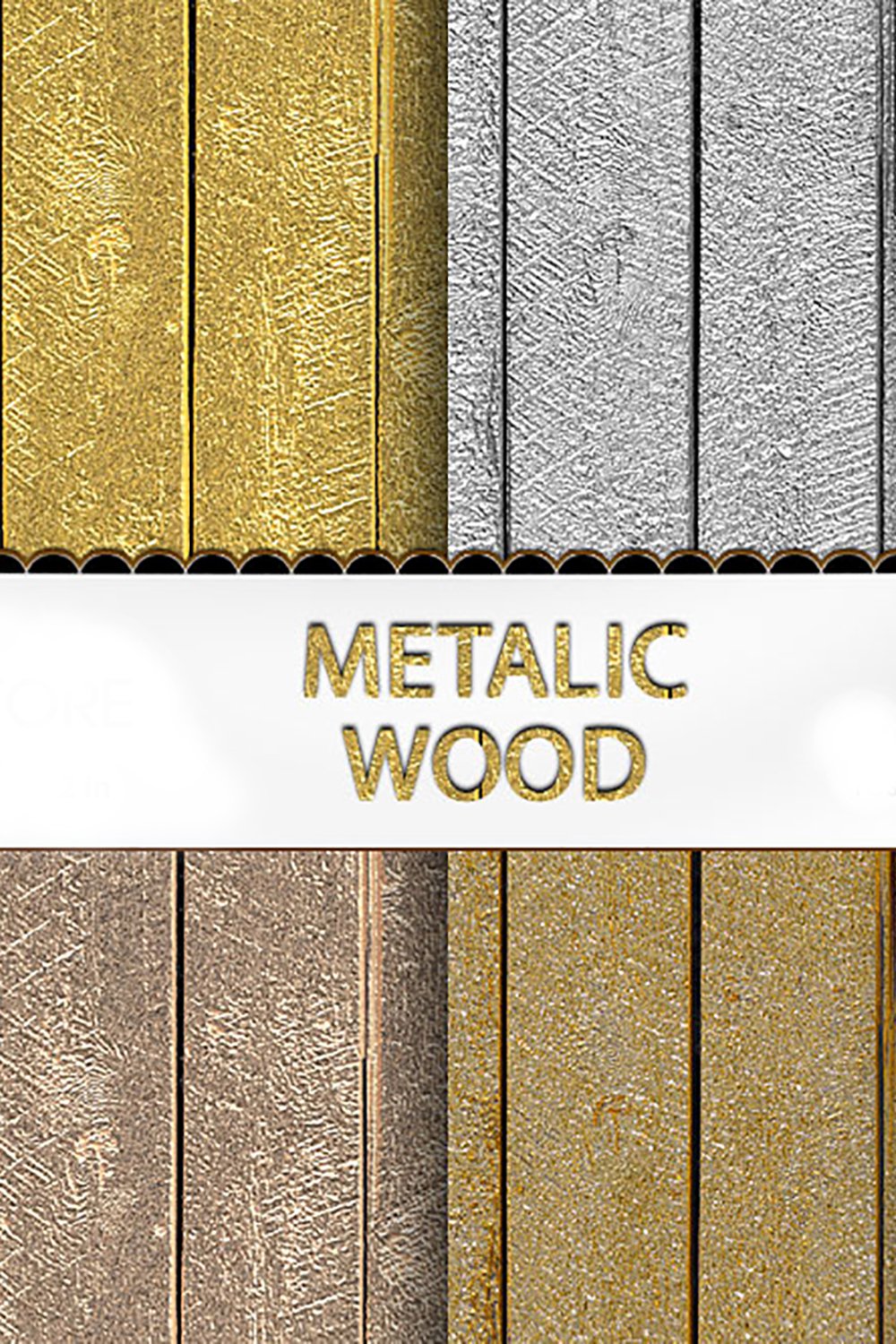 Glitter METALLIC WOOD DIGITAL Paper Background rustic wood