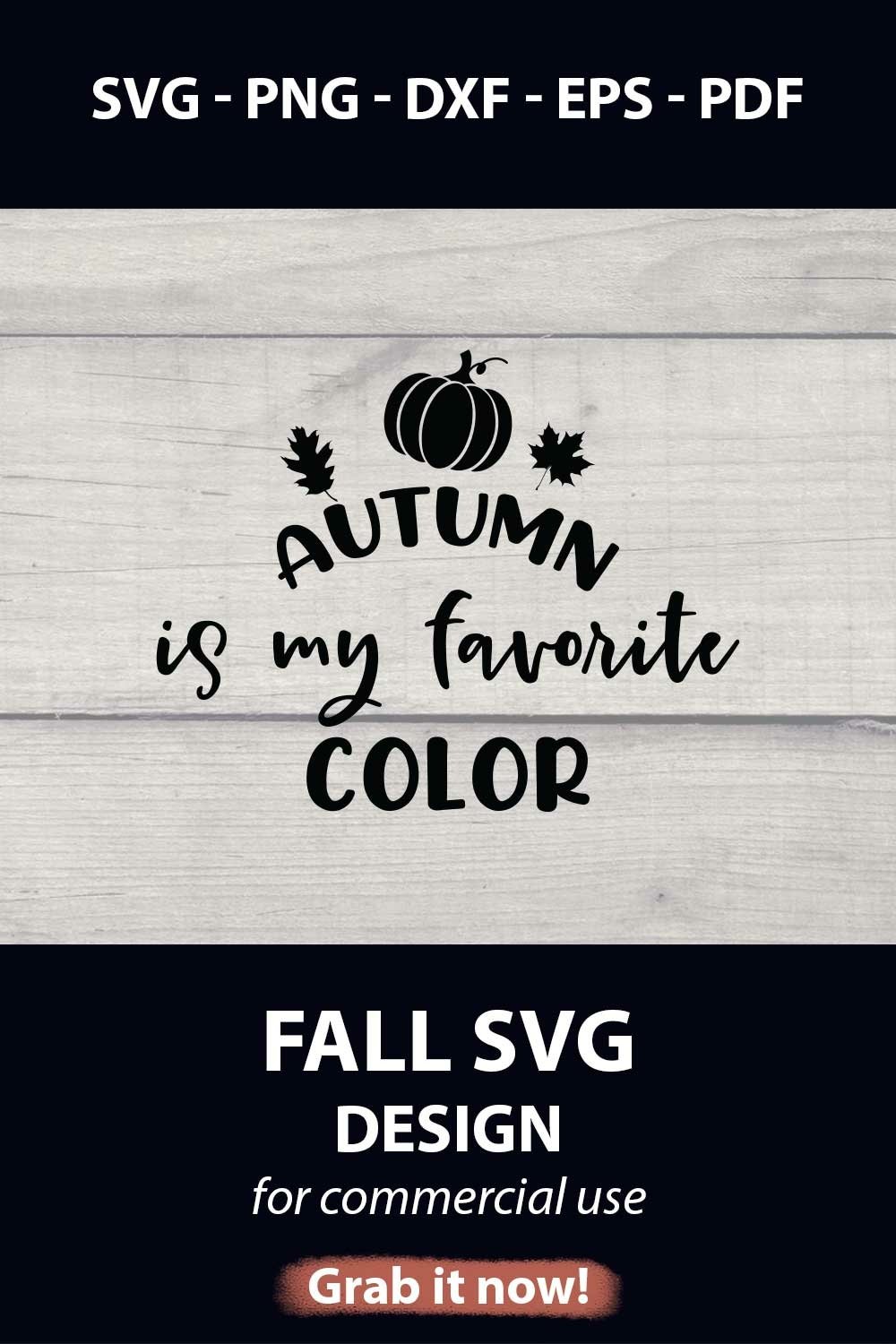 Autumn is my Favorite Color Fall SVG Cut File