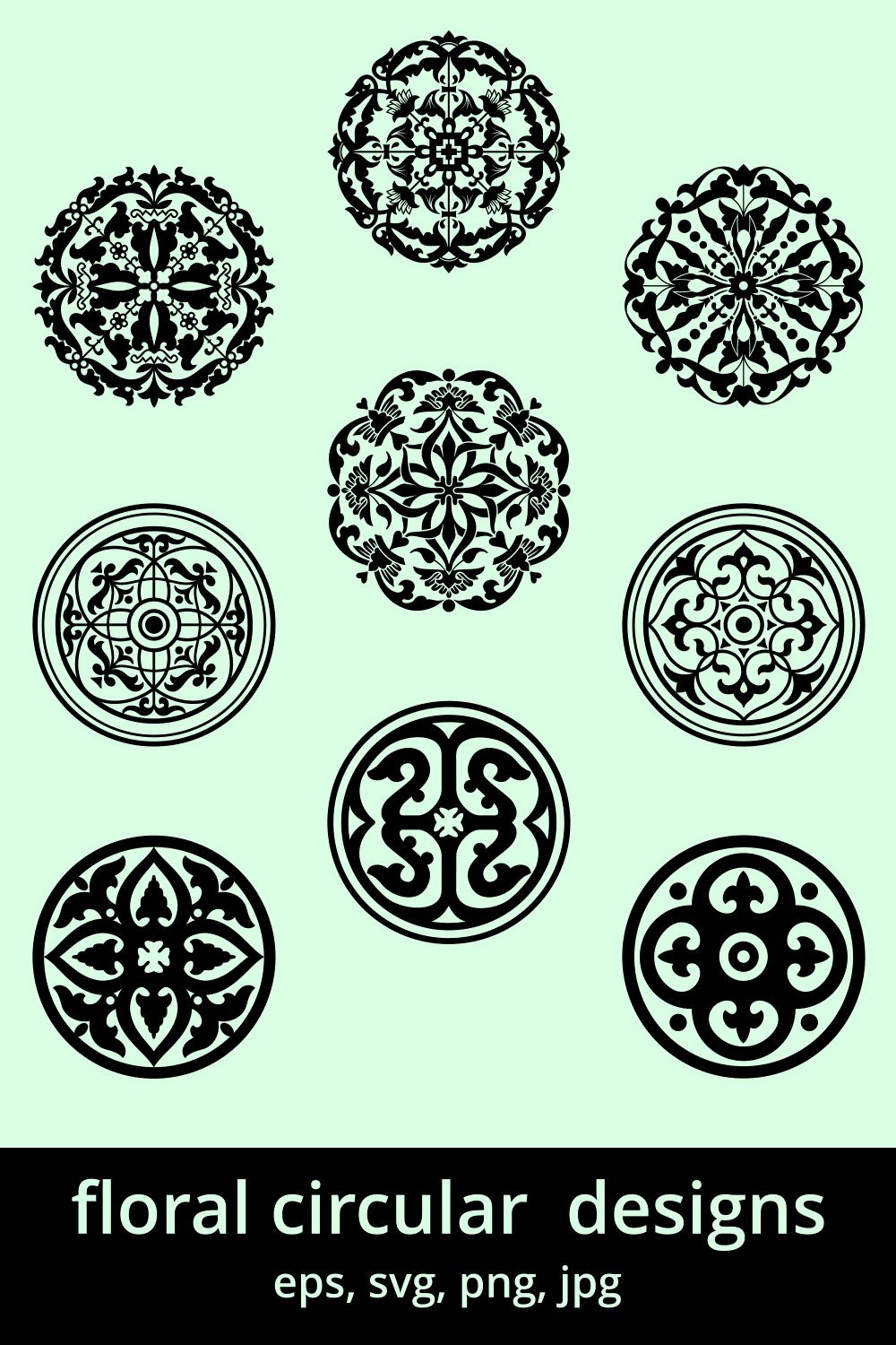Circular Floral Designs