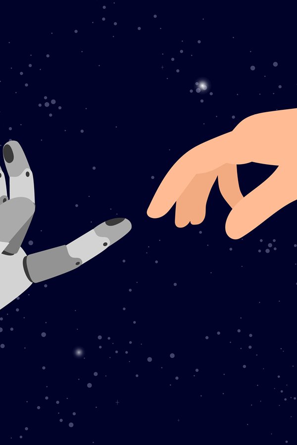 Android touch human hand