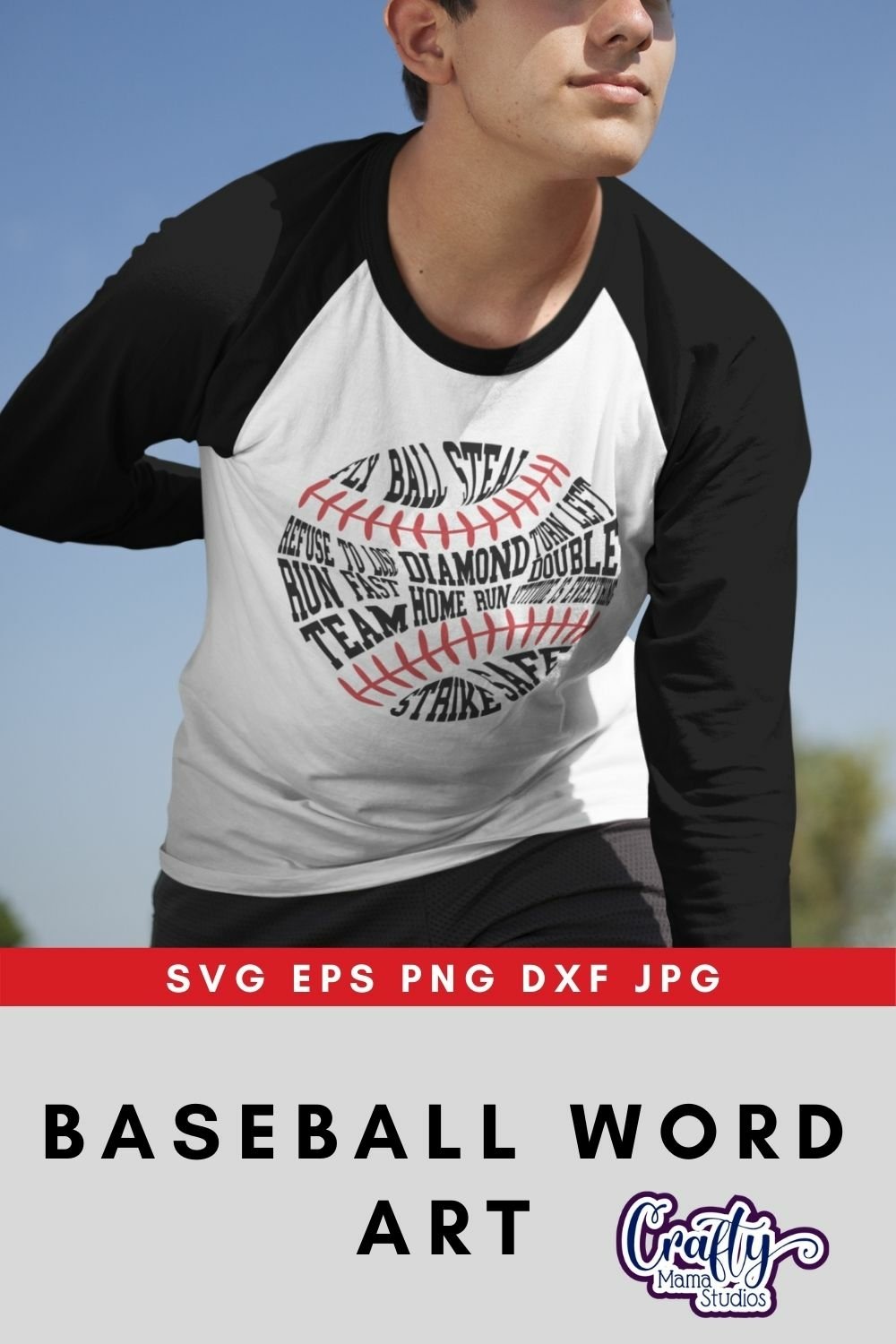 Baseball Word Art | Ball Sports Svg Design Cut File