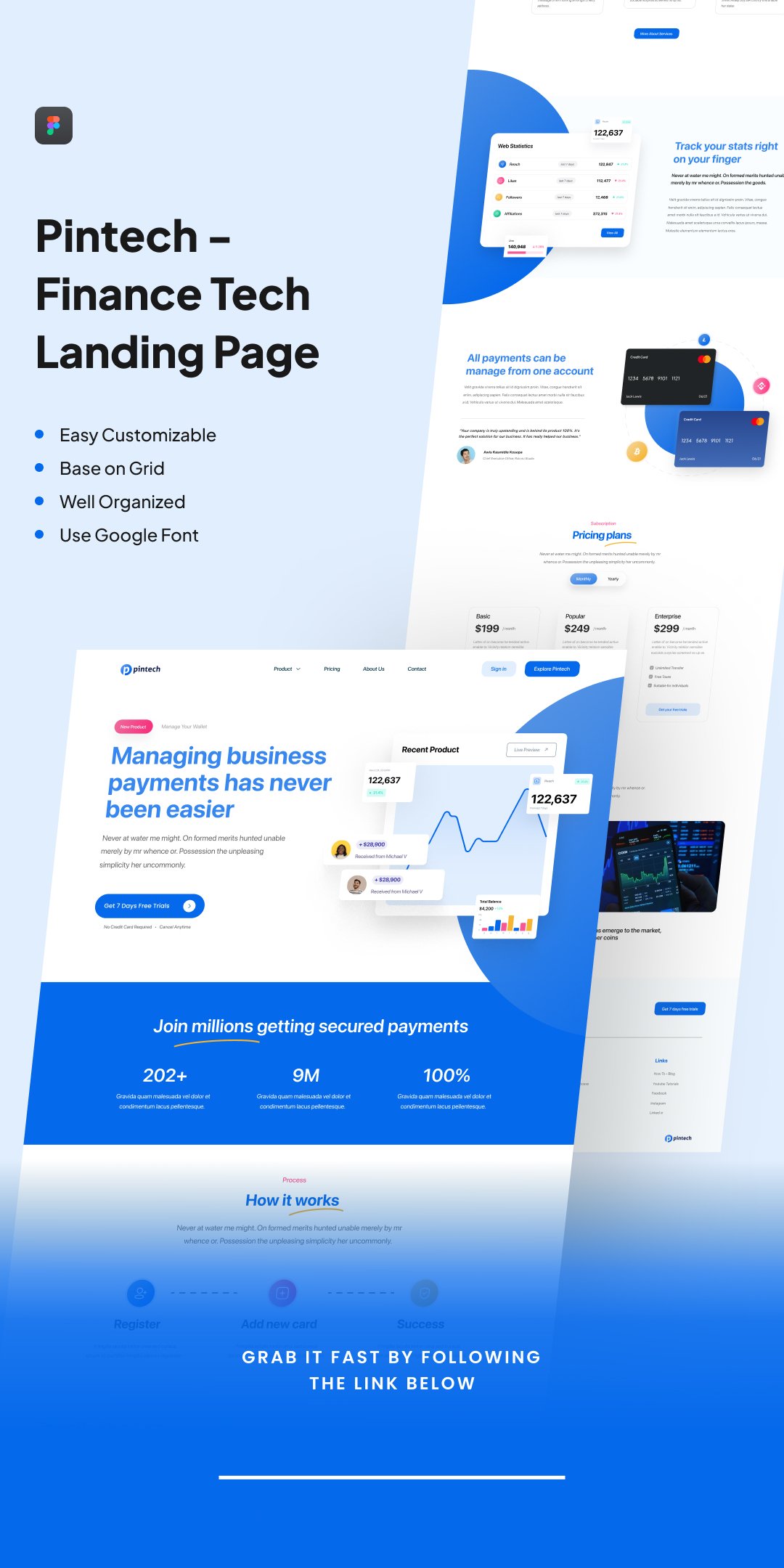 Finance Technology Landing Page
