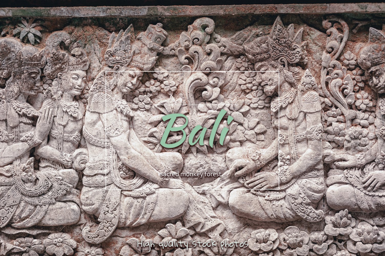Bali. Stone carving in Sacred monkey forest. (669634)