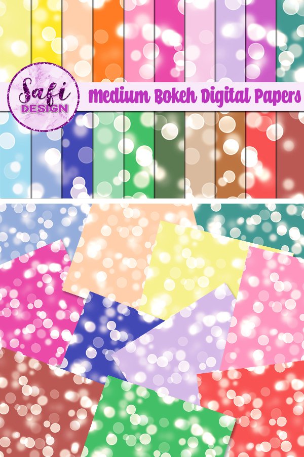 Bokeh Digital PaperBackgrounds