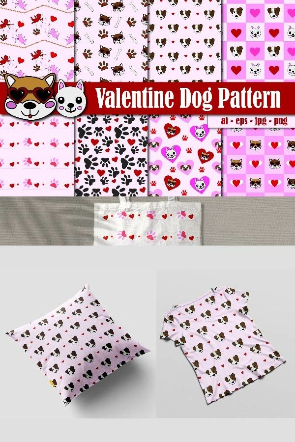 Valentine Dog Pattern (1764324)