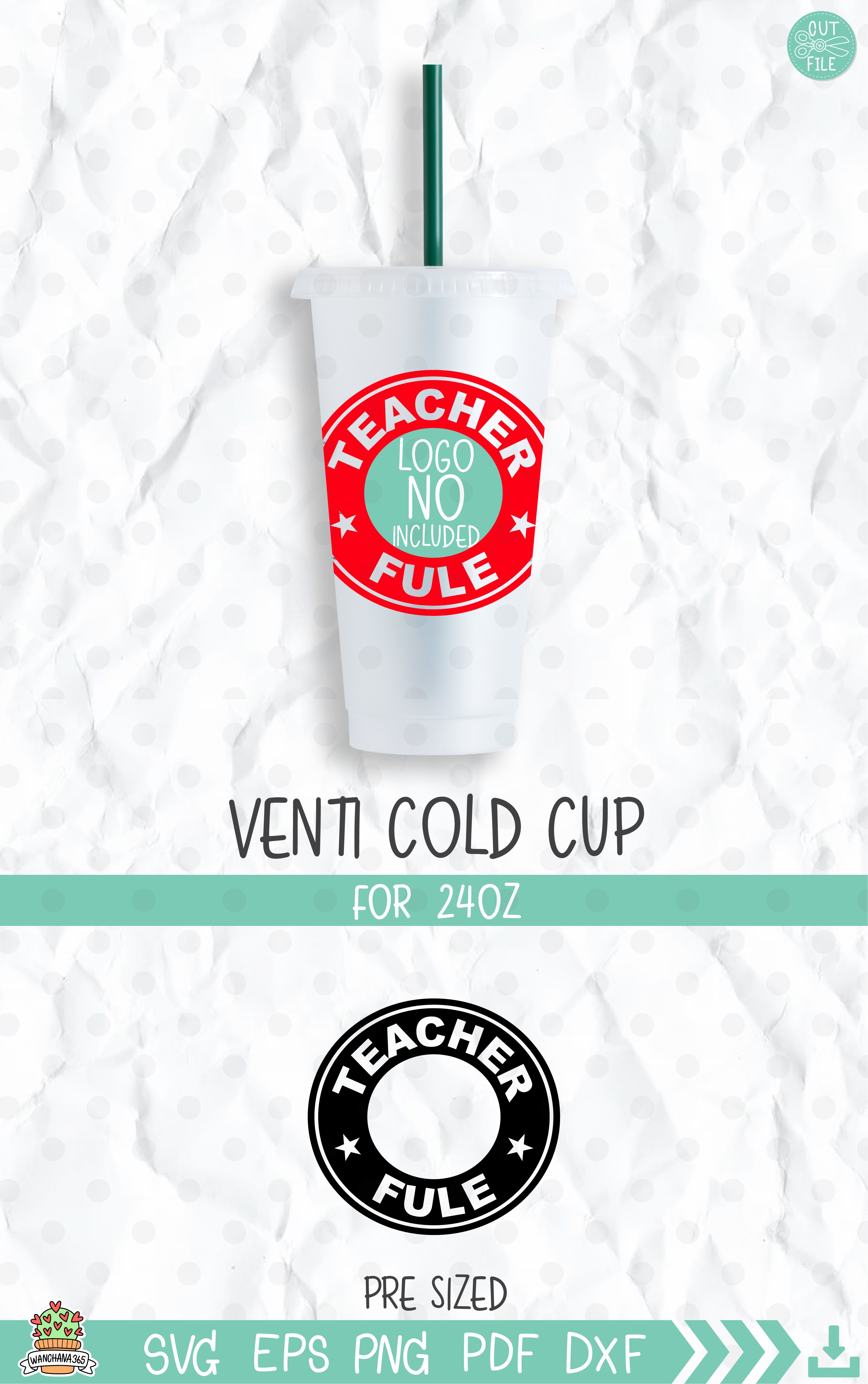 teacher fuel cold cup svg for starbucks cup wrap 24oz teache