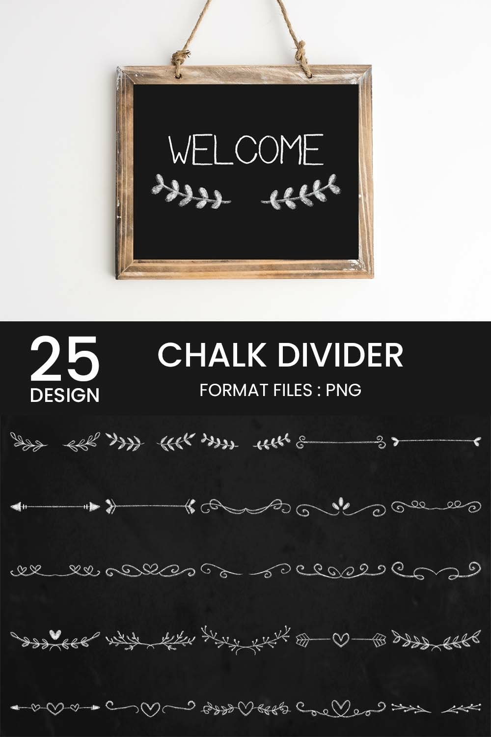Chalk Divider With 25 Variations