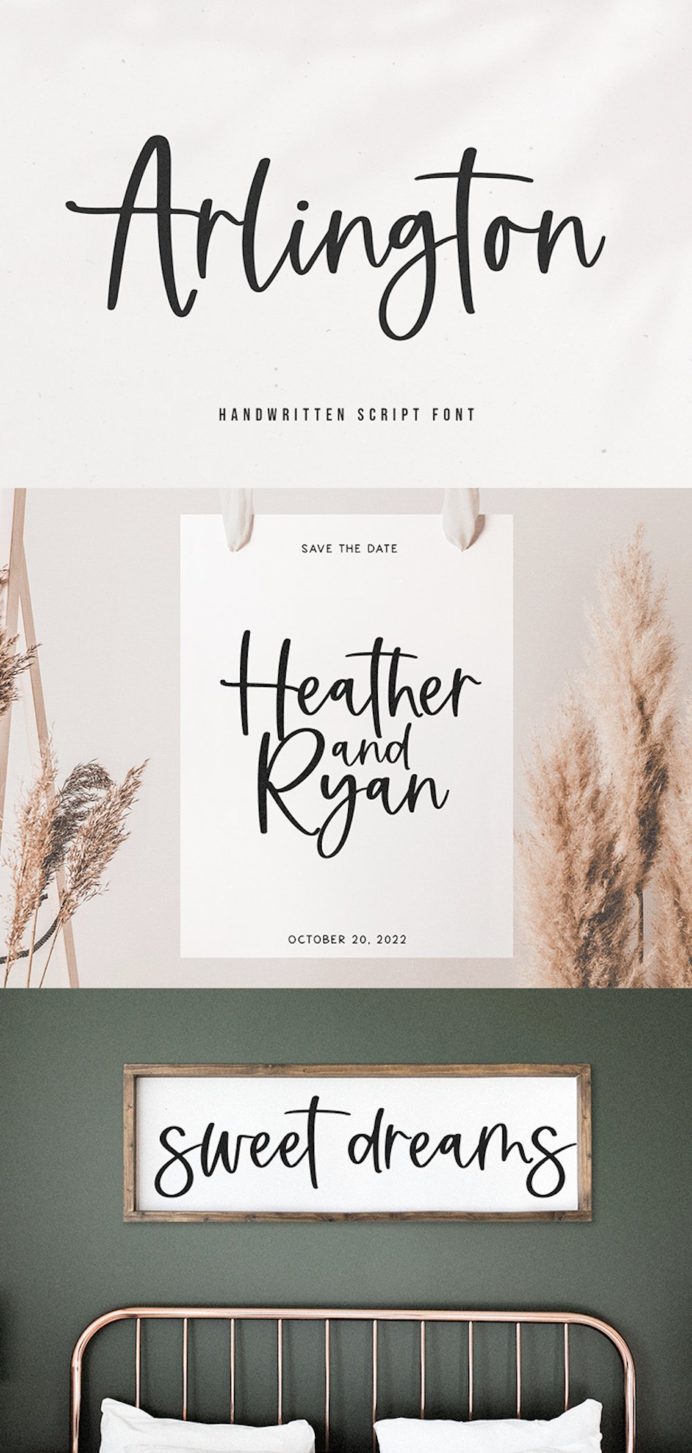 Arlington - Modern Script Font
