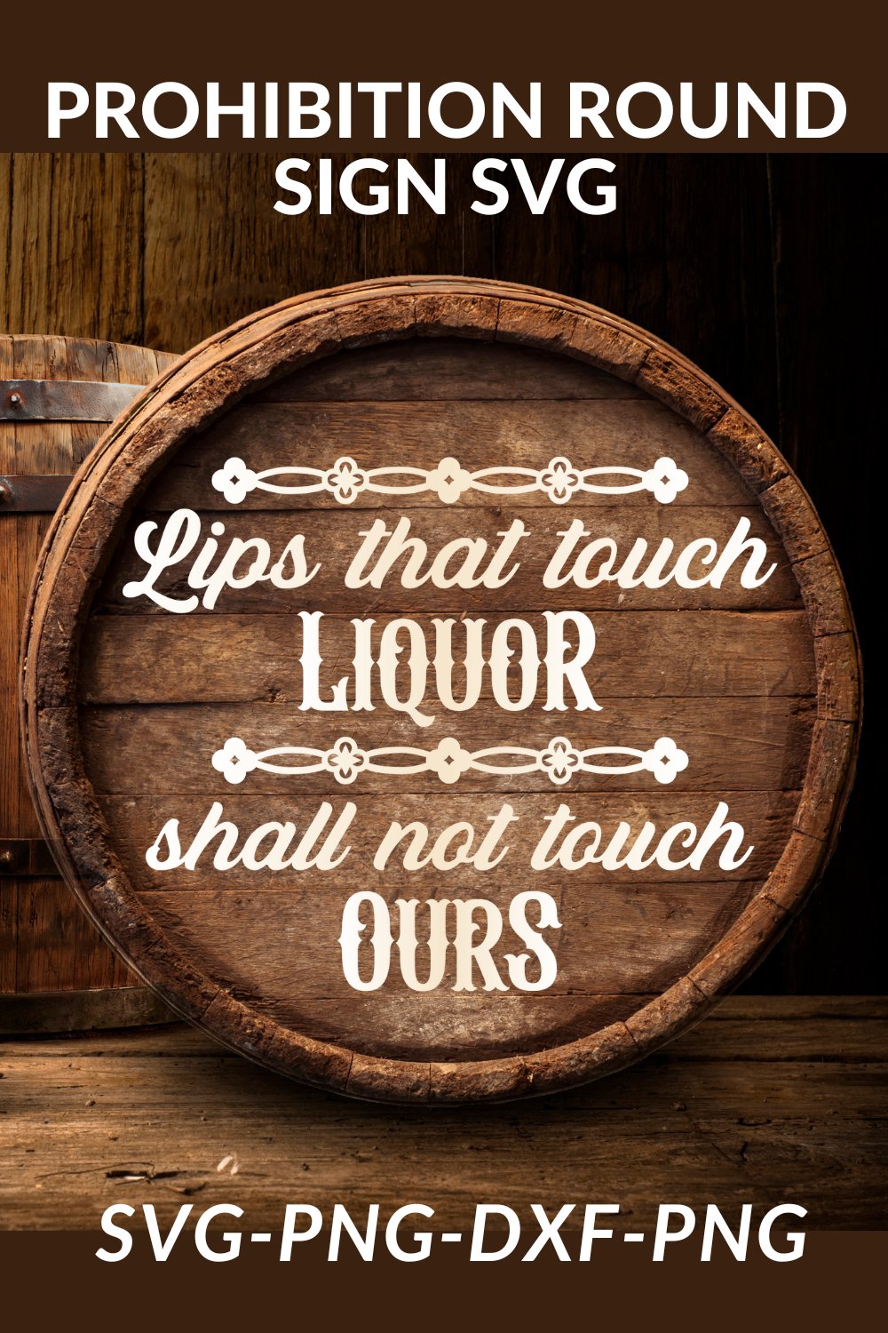 Lips That Touch Liquor | Vintage Prohibition Svg | Round Svg