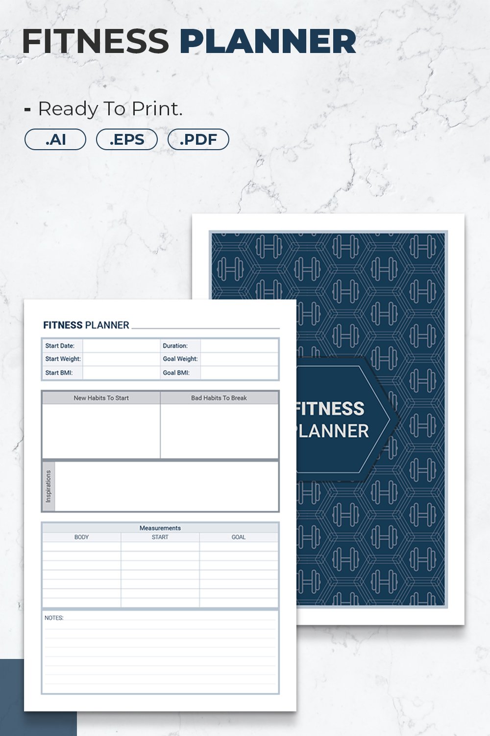 Fitness Planner | Printable Template