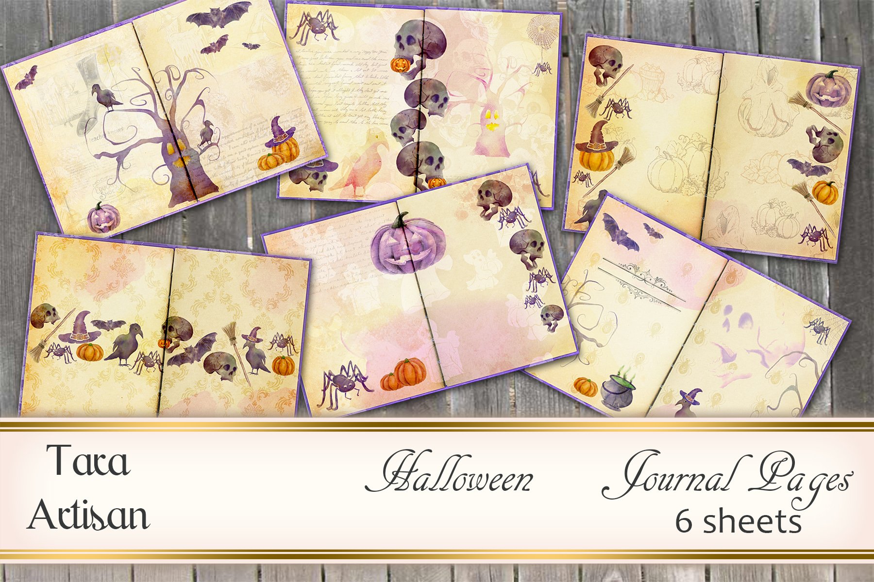 Halloween Journal Pages