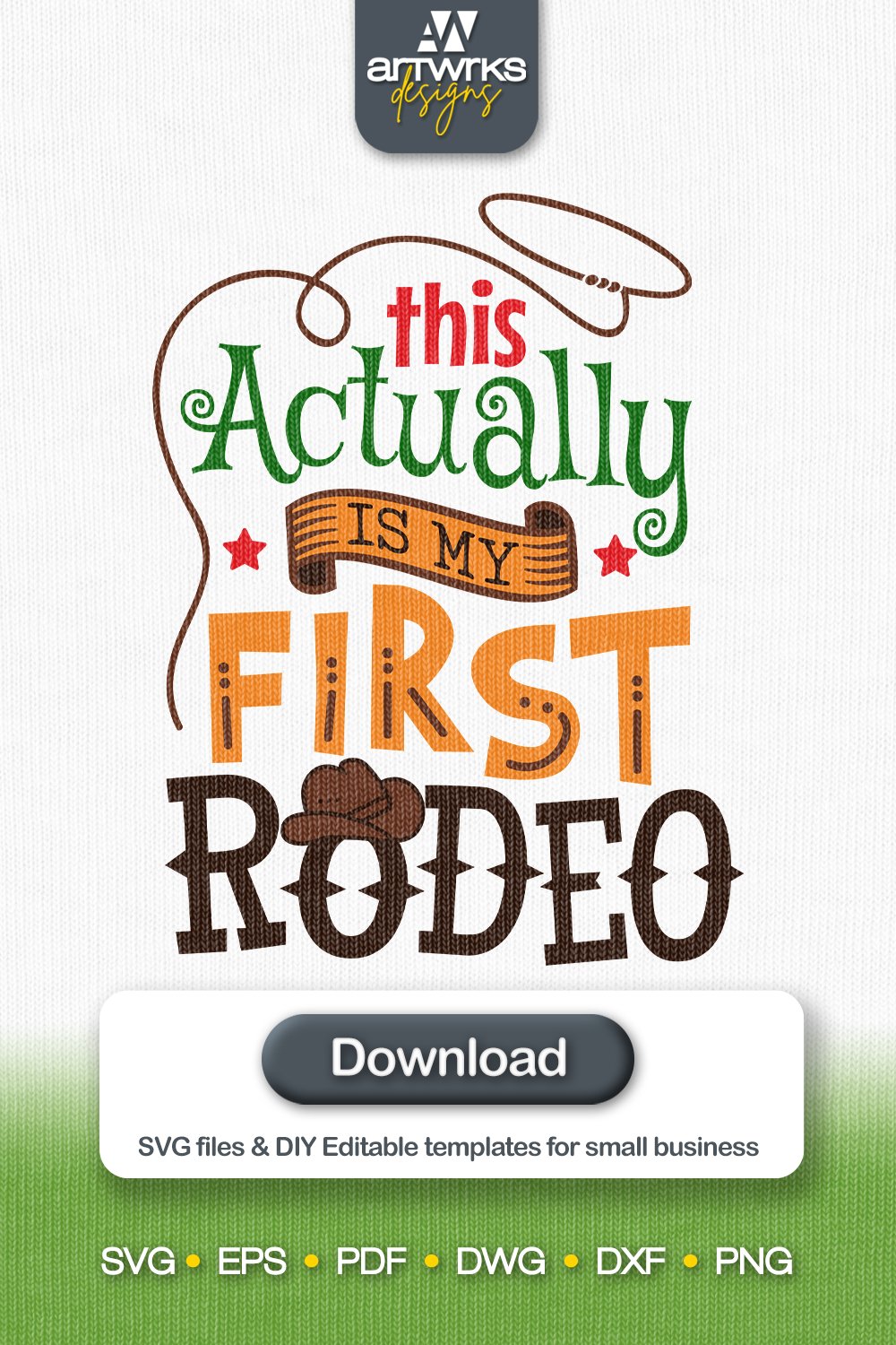 WILD WEST clipart | my first rodeo SVG file Western Clipart