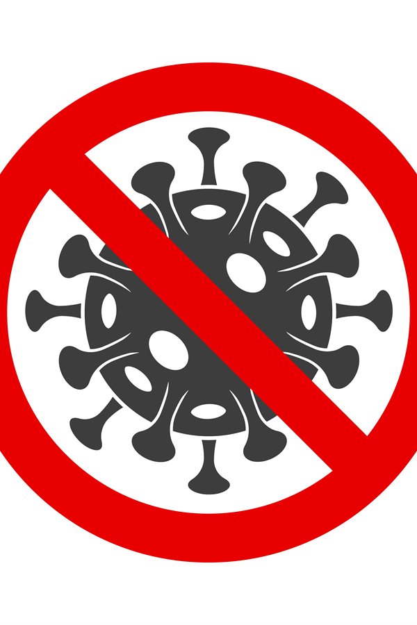 Infection stop sign