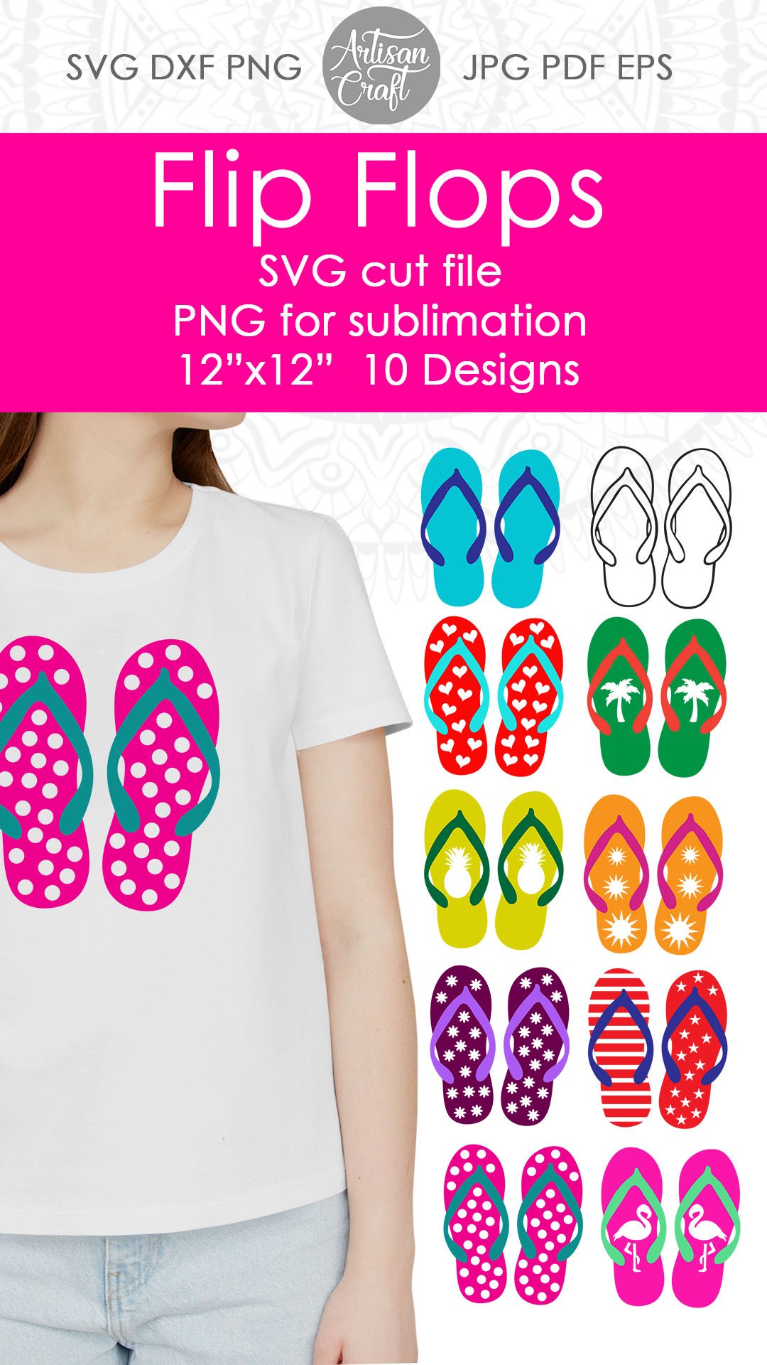 Flip flops SVG