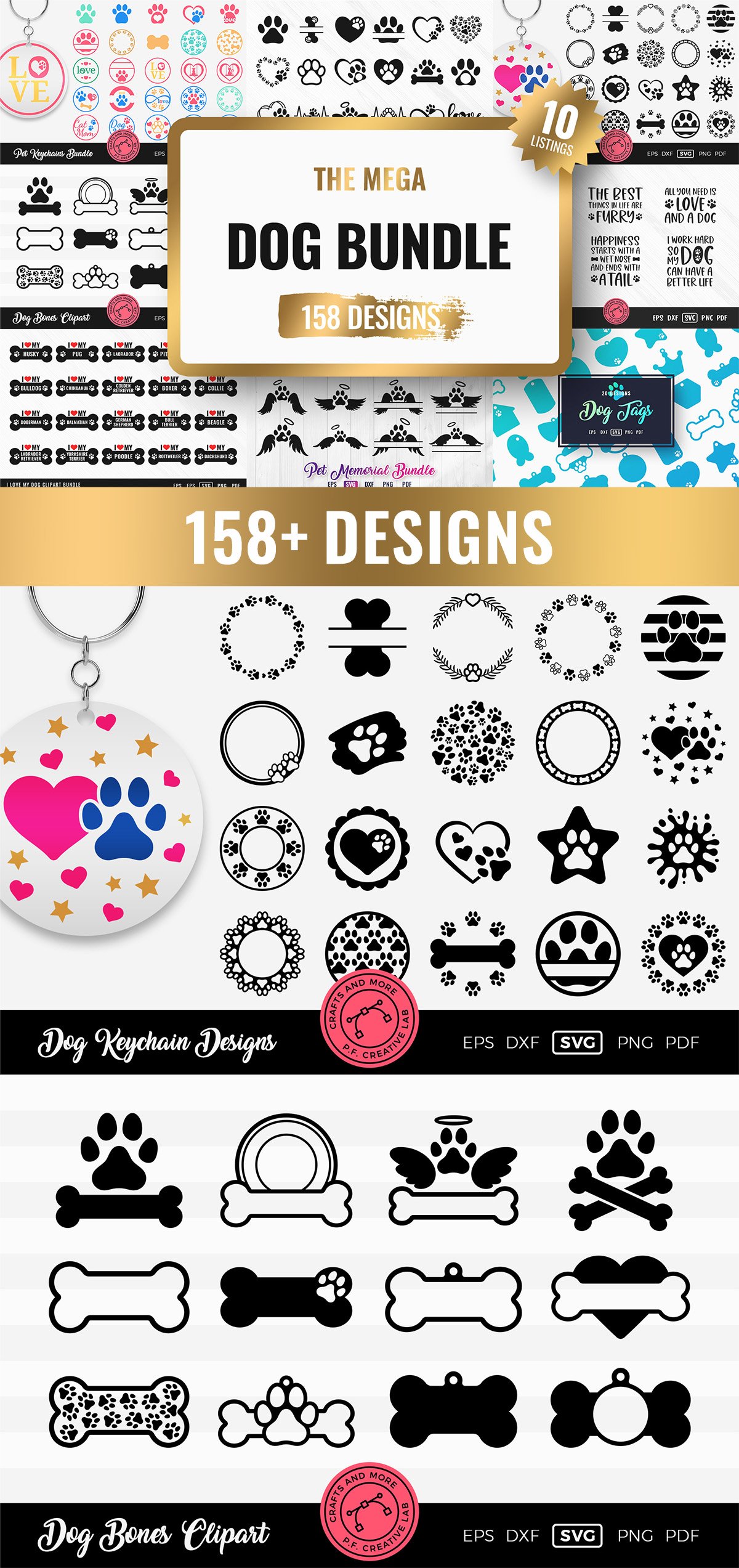 The Dog Clipart Mega Bundle