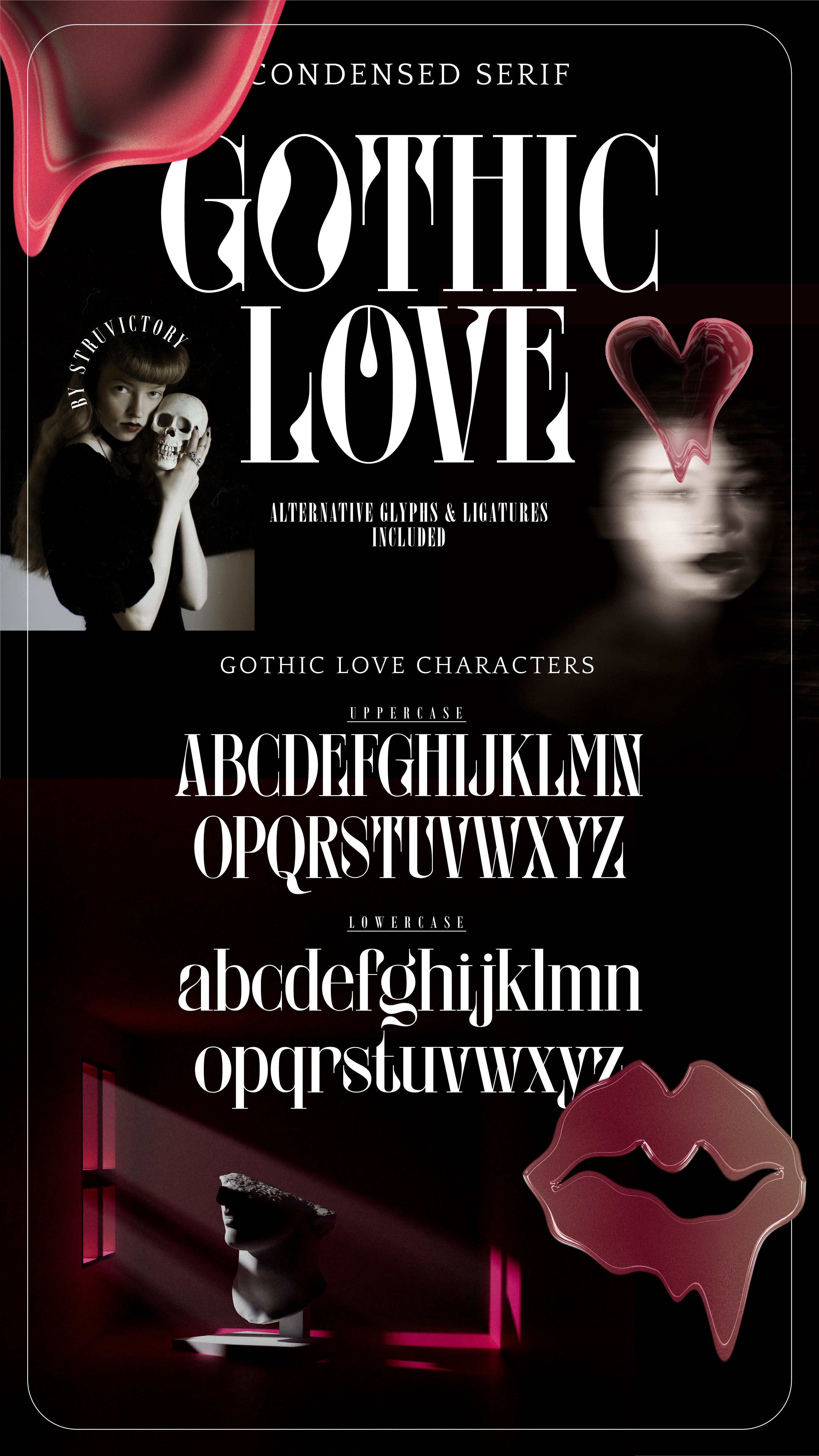 Gothic Love - Condensed Serif Font