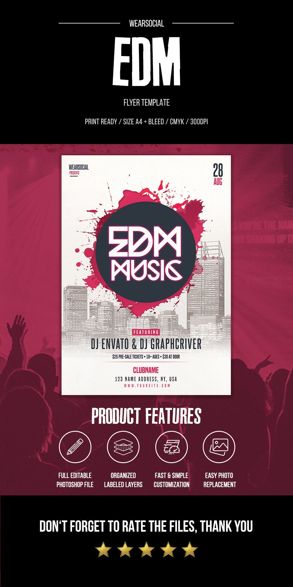 EDM Music Flyer (2170863)
