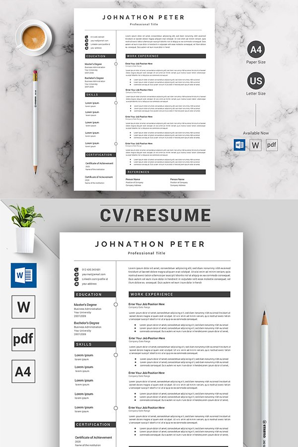 Microsoft Word CV & Resume