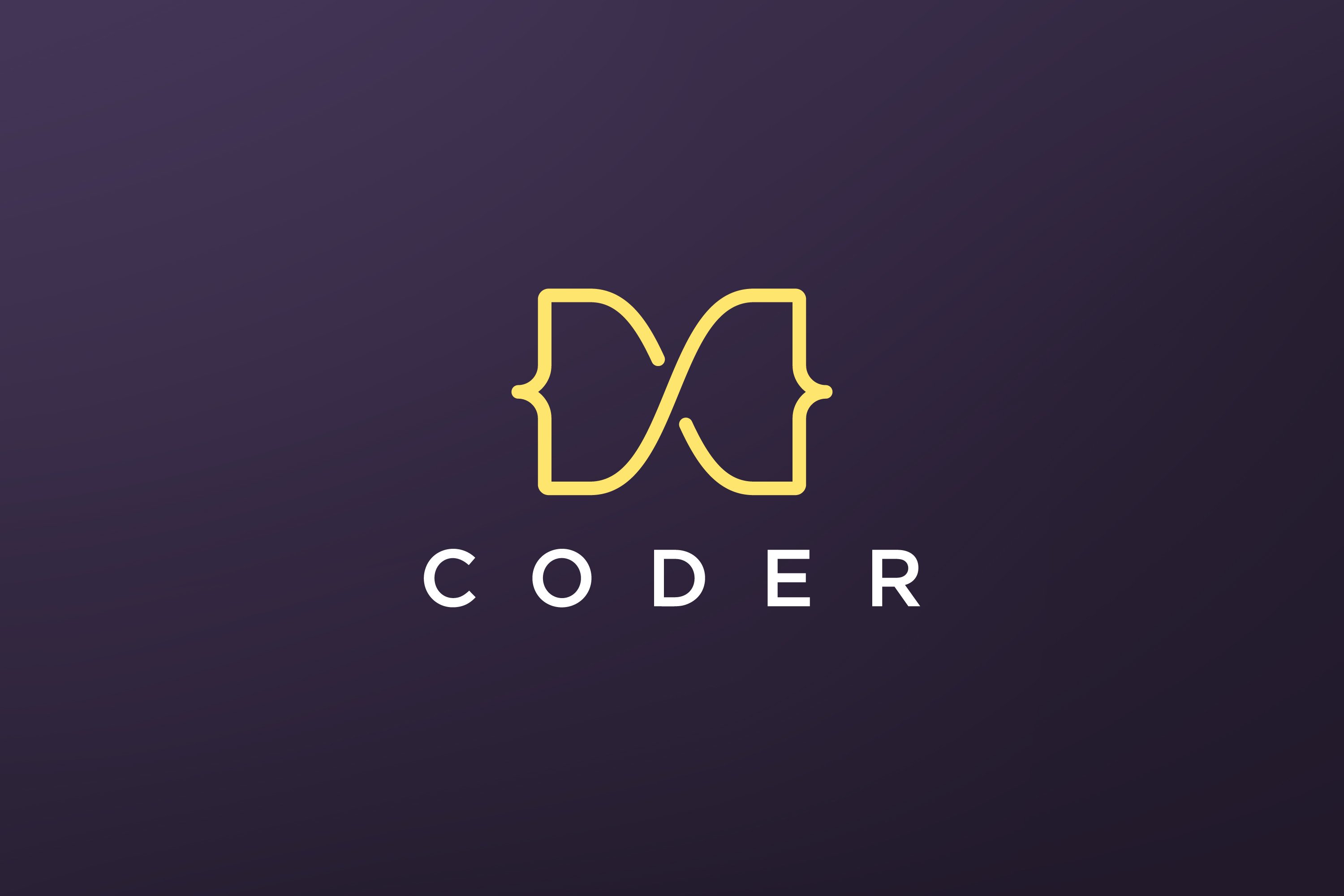 programming code logo in a modern style (1109444)