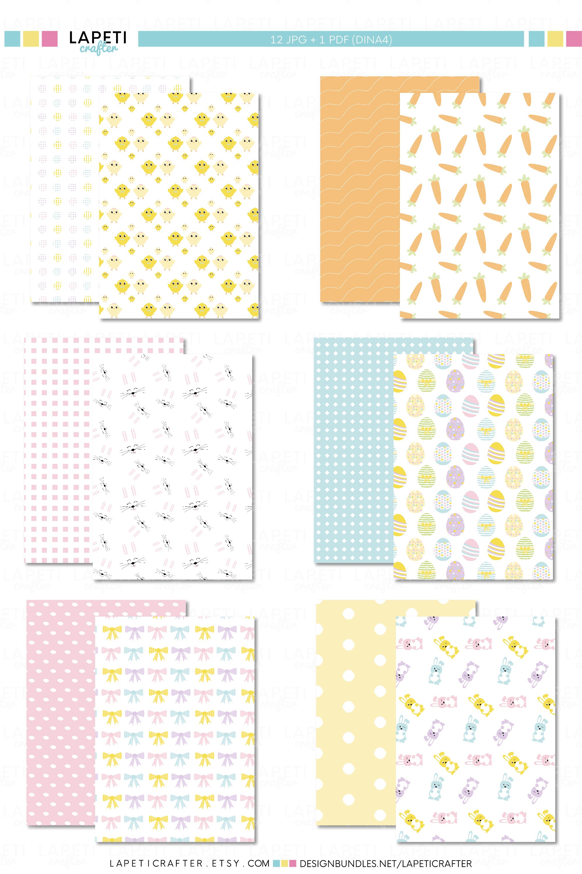 Bring Your Easter Crafts to Life with the Digital Paper Pack